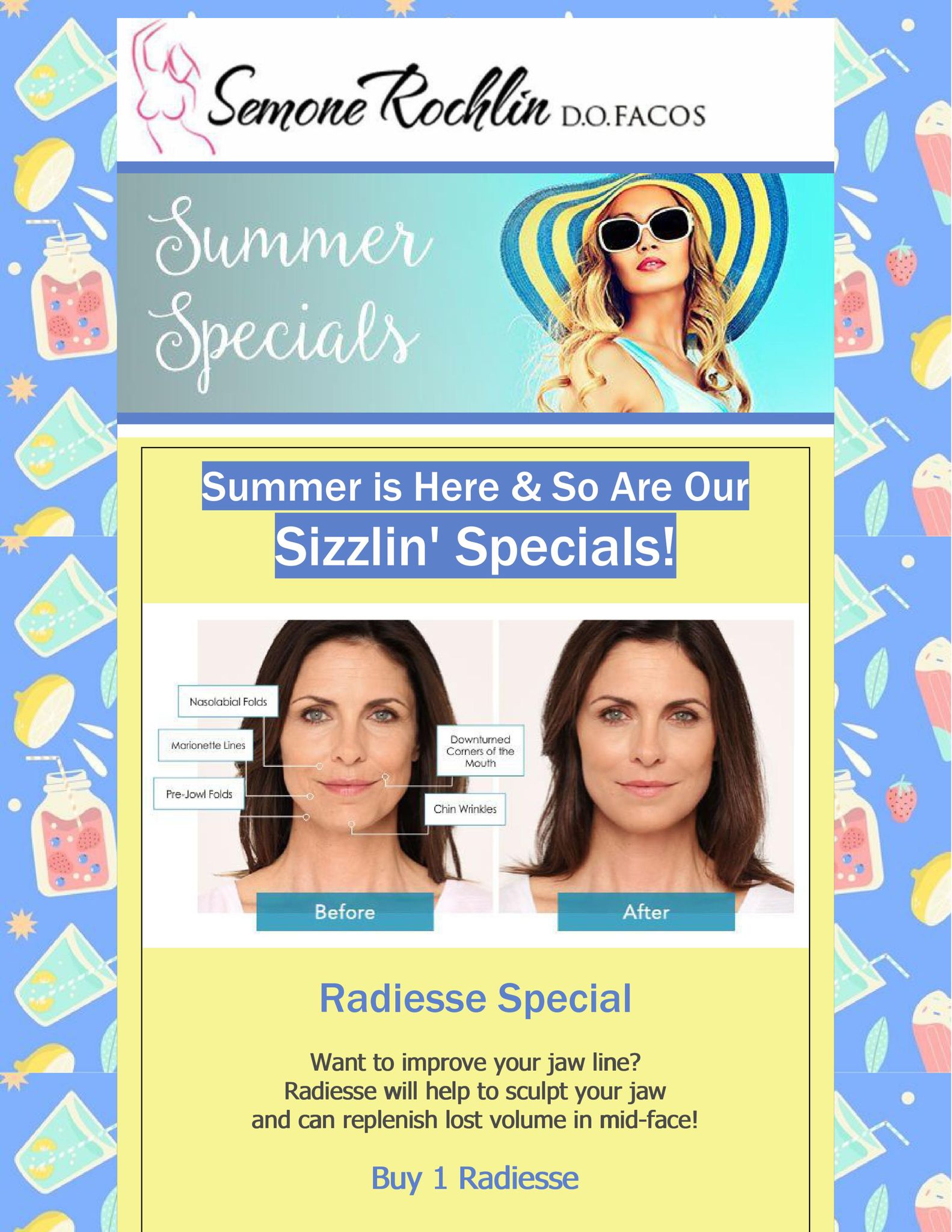 Monthly Specials | Dr. Semone Rochlin