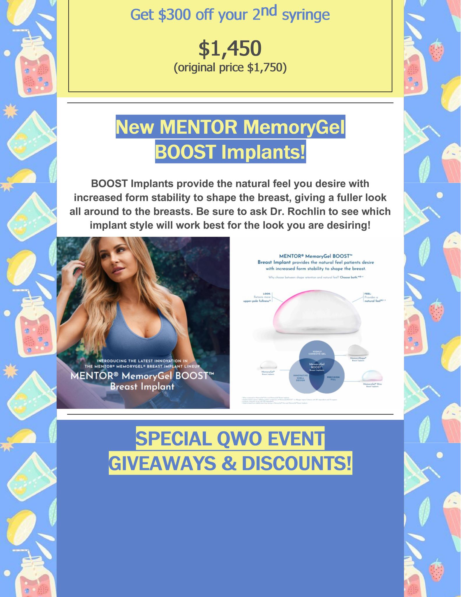 Monthly Specials | Dr. Semone Rochlin